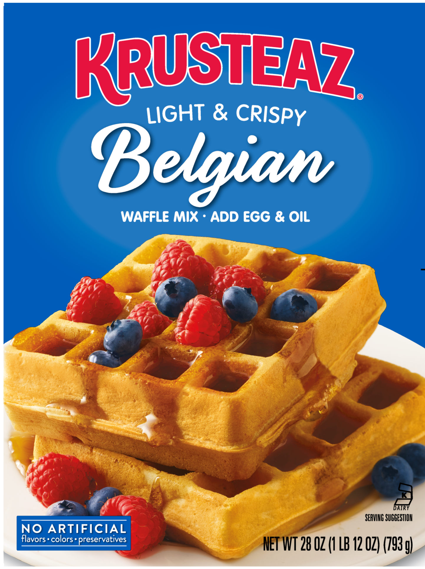 Krusteaz Belgian Waffle (12 x 793g) – JDM Distributors Ltd