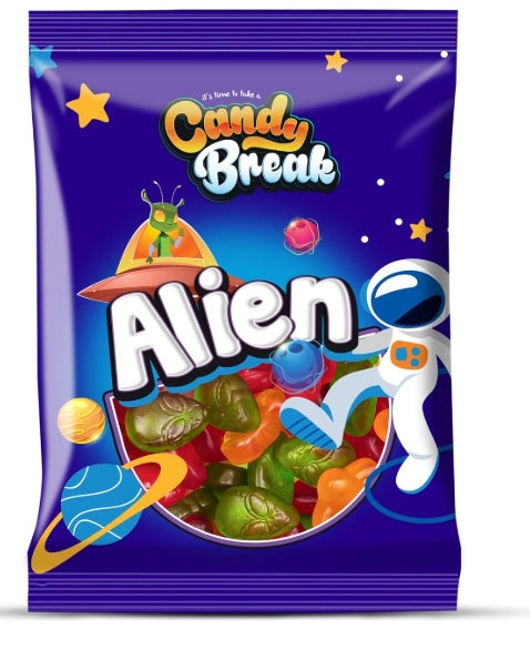 Halal Candy Break Aliens Bag (12 x 113g) – JDM Distributors Ltd