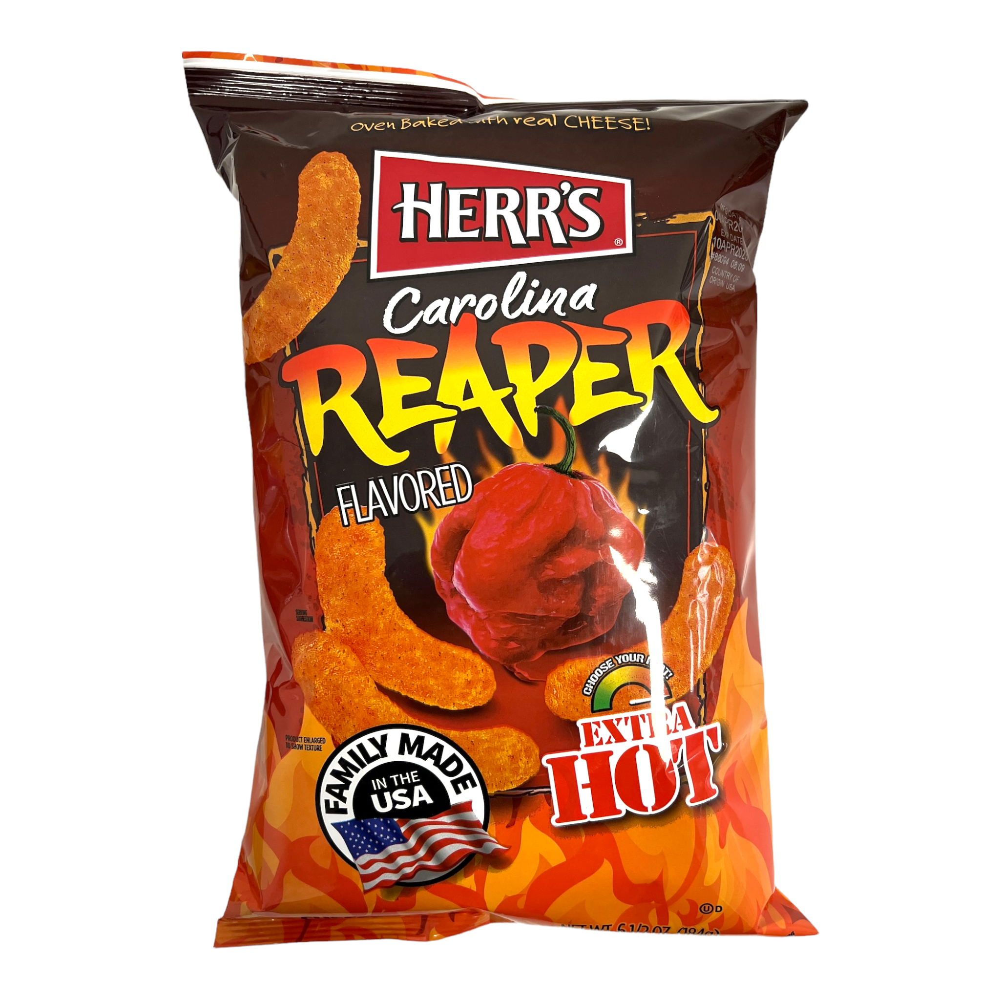 Herr's Carolina Reaper Flavoured Cheese Curls (9 x 182g) – JDM ...