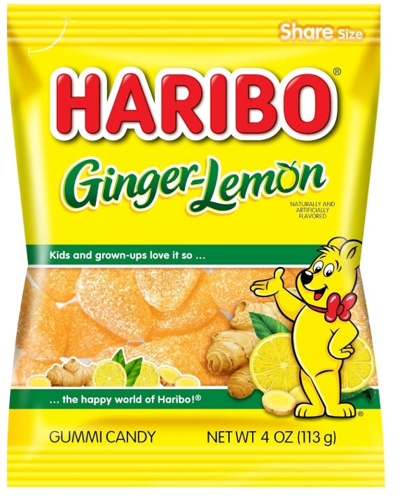 Haribo Ginger Lemon Bag (12 x 113g) – JDM Distributors Ltd