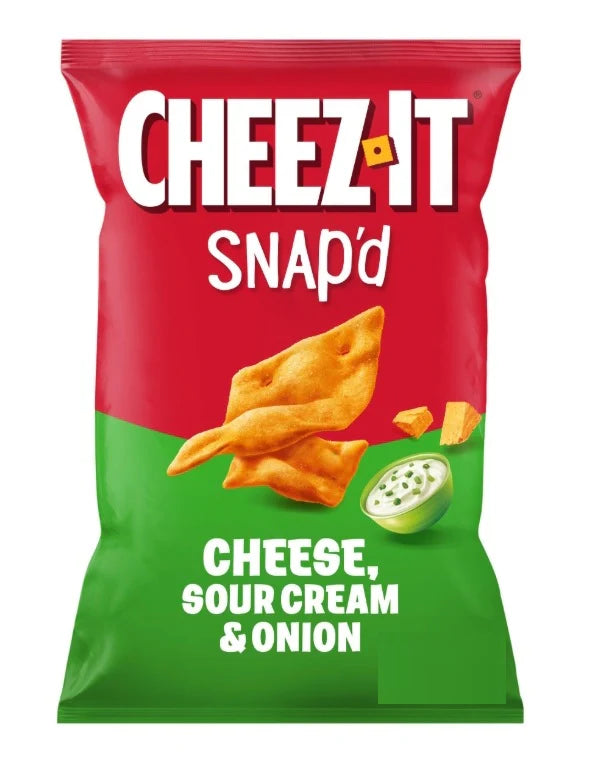 Cheez- It Snap'd Cheddar Sour Cream & Onion Baked Snacks (6 x 212g ...