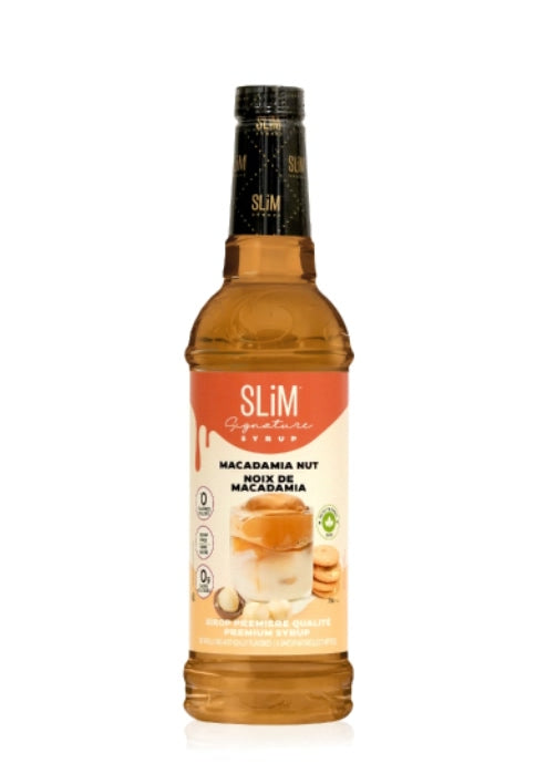 Slim Signature | 0 Calorie | 0 Carb | 0 Sugar | Macadamia Nut Syrup (6 ...