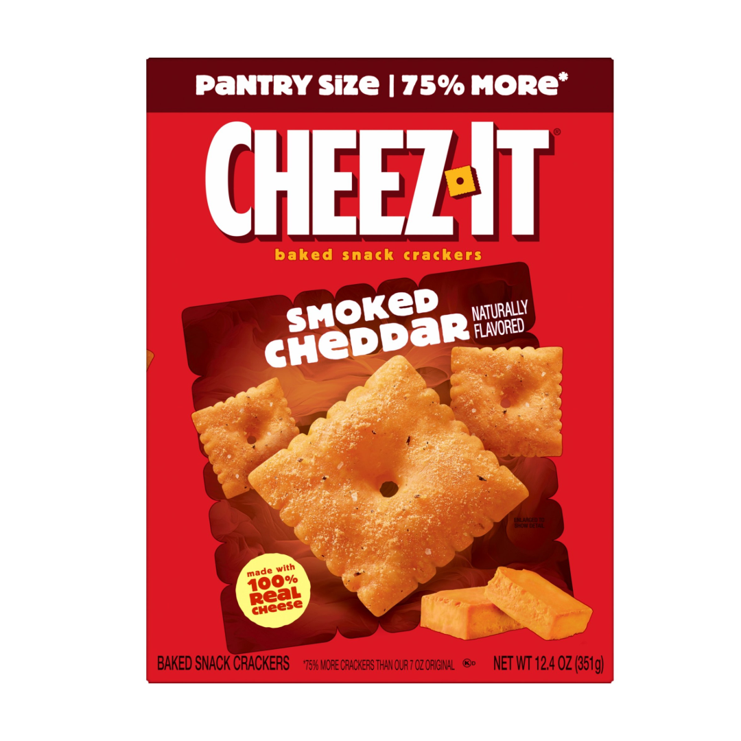 Cheez-It Smoked Cheddar Cracker (12 x 351g) – JDM Distributors Ltd