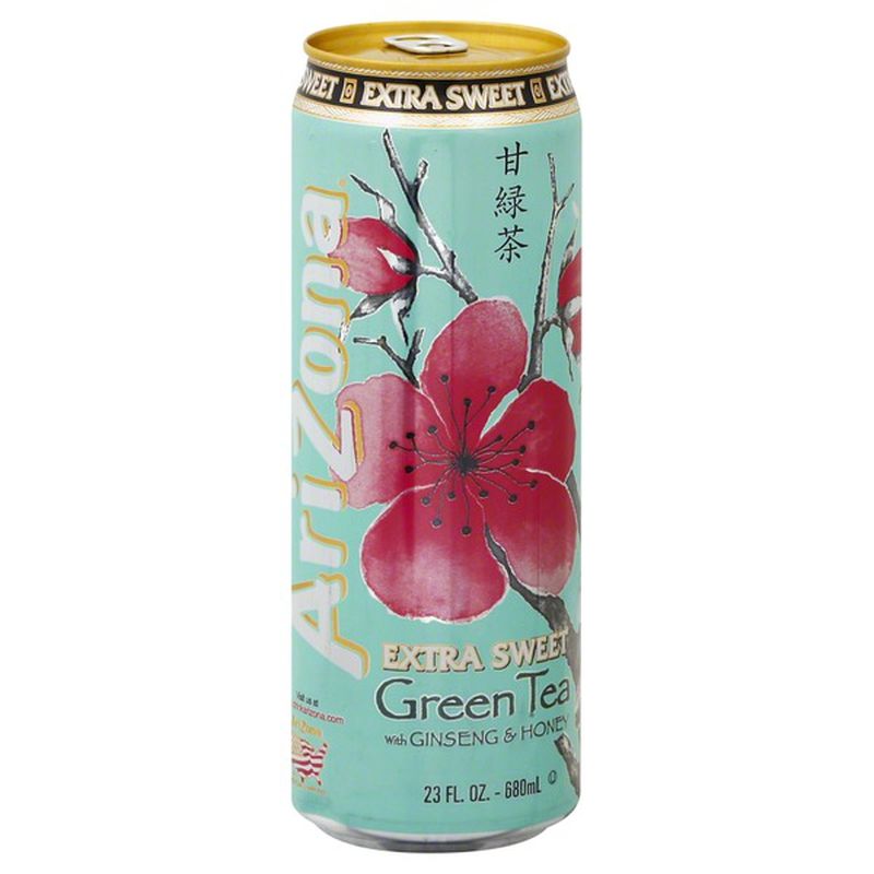 AriZona Extra Sweet Green Tea with Ginseng & Honey (24 x 680ml) – JDM ...